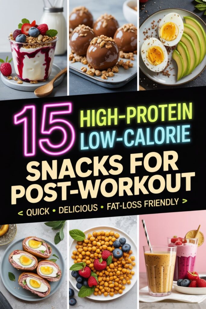 15 High-Protein Low-Calorie Snacks For Post-Workout