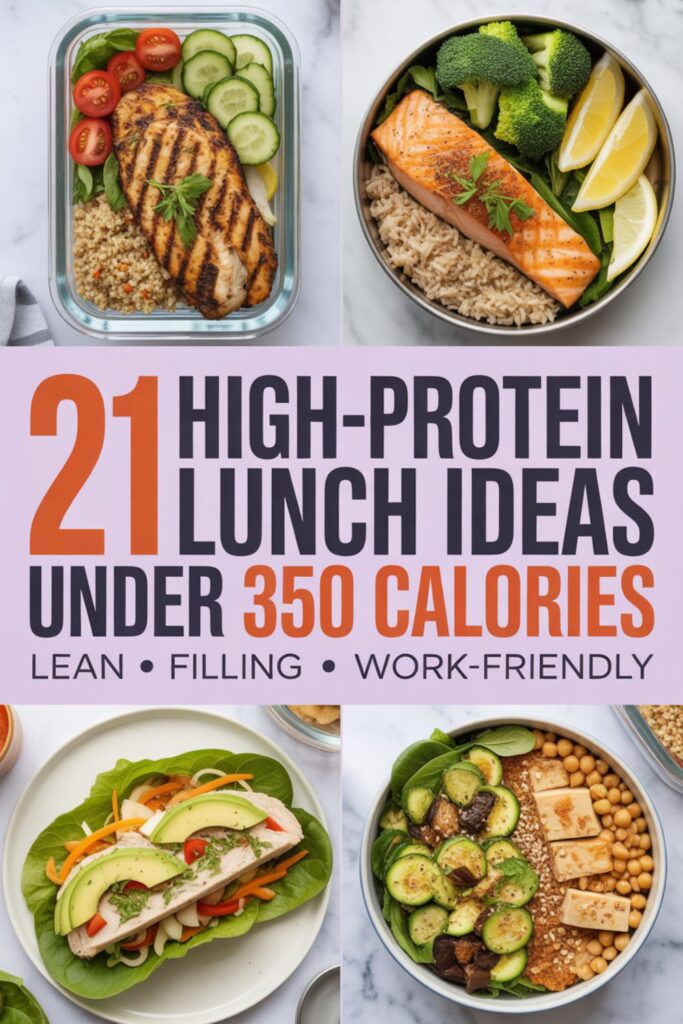 21 High-Protein Lunch Ideas Under 350 Calories
